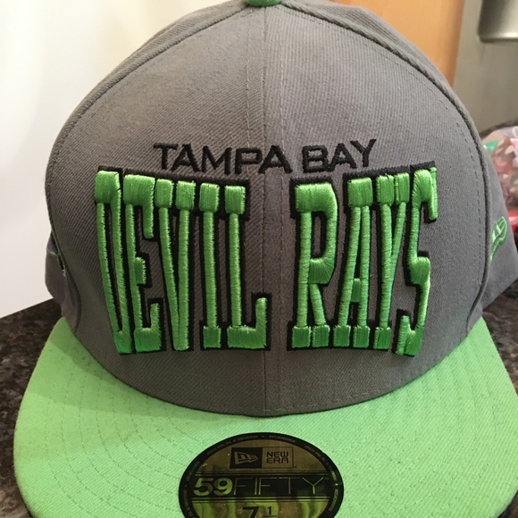 New Era | Accessories | New Era Vintage Tb Devil Rays Fitted Cap | Poshmark